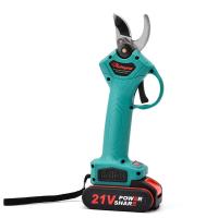 China 21V Lithium Electric Pruning Shears 25mm Branch Cutter 10000mAh Battery for sale
