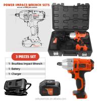 China 20V Cordless Impact Wrench 600N.M High Torque 3000RPM Brushless 1/2 Inch for sale