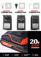 China 20V 1/2in Brushless Cordless Impact Wrench 330N.m 2600RPM Power Tool Set for sale