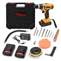 China 21V Cordless Power Tool Combo Kit 41PCS Lithium Ion Battery Drill with Brushless Motor 43N.M Torque for sale