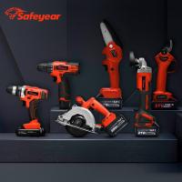 China 12V 25N.m Cordless Drill Set 2x1300mAh Lithium Battery Handheld Power Screwdriver for sale