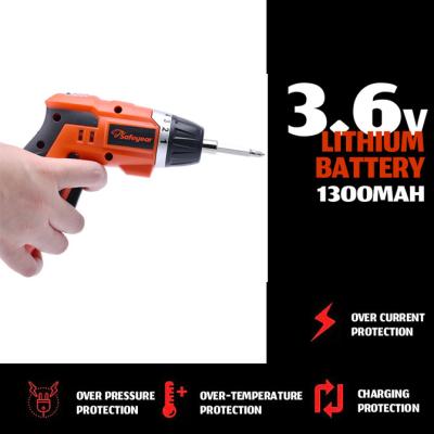 China 3.6V Cordless Power Screwdriver 1.3Ah Battery 26 Accessories 6+1 Torque Setting for sale