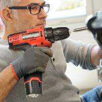 China 12V Cordless Drill Combo Kit 41 PCS Lithium Ion Battery 1300mAh 25 N.m Max Torque Power Tool Set for sale