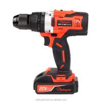 China 20V 1/2 Inch Brushless Cordless Drill Driver Kit 2000mAh Battery Power Tool Set for sale