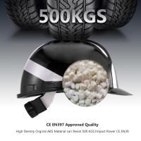 China Construction Black Work Helmet ABS Shell 4/6 Points 9 colors CE EN397 for sale