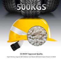 China High Density ABS Safety Helmet W-036 Yellow ANSI CE 6 Point Suspension Hard Hat for sale