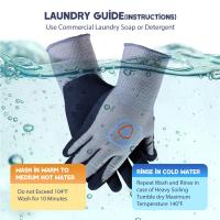China Non Slip Power Grip 7 Inch Latex Coated Safety Working Gloves Size 8 10 Pairs for sale