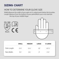 China Yellow Cut Resistant Safety Gloves Level 5 C Power Grip Rubber for Construction Workers Size 7-11 for sale
