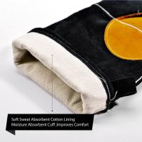 China Safeyear Heat Resistant Welding Gloves FL-1023BK Cut Abrasion Protection EN420 Type A for sale