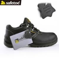 China SAFETOE Men's Cow Leather Steel Toe Waterproof Work Boots UK3-13 CE EN ISO 20345 for sale
