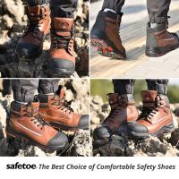 China CE S3 Heavy Duty Safety Shoes Waterproof Leather Work Boots Composite Toe Size 37-47 for sale
