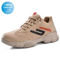 China Cow Suede Leather Safety Shoes Work Boots Men Euro 36-47 Puncture Proof Work Boots for sale