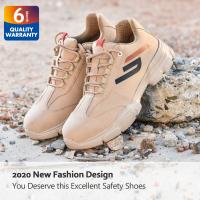 China Cow Suede Leather Safety Shoes Work Boots Men Euro 36-47 Puncture Proof Work Boots for sale