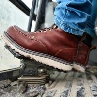 China Full Grain Crazy Horse Leather Safety Work Boots Euro 36-47 Moc Toe Construction Shoes for sale