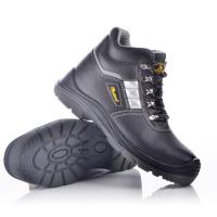 China SAFETOE Industrial Steel Toe Safety Boots 200 Joules Impact Unisex Genuine Leather for sale