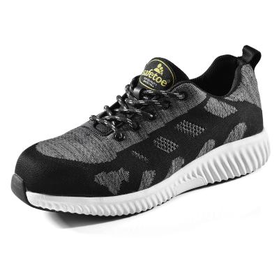 China Breathable Fly Knitting Nylon Safety Shoes Work Boots Unisex Euro 36-47 for sale
