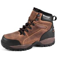 China SAFETOE Nubuck Leather Steel Toe Safety Boots 200J Impact 1100N Midsole Industrial Work Shoes for sale