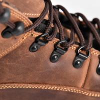 China SAFETOE Nubuck Leather Steel Toe Safety Boots 200J Impact 1100N Midsole Industrial Work Shoes for sale