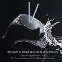 China SAFEYEAR SG035 Safety Glasses Anti Scratch Anti Fog PC Lens UV Protection 1 Pair for sale