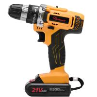 China 21V Cordless Impact Hammer Drill 43N.M Variable Speed 3/8 Brushless Power Screw Driver for sale
