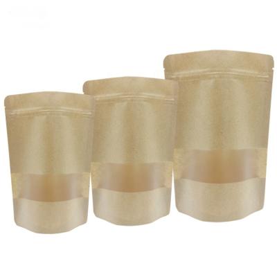China 2025 New Arrival Waterproof Environmental protection Food Grade Stand up Pouch Kraft Paper Food Bag for sale