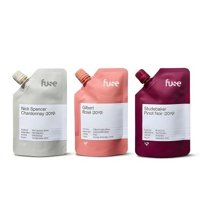 China Custom Printed Drink Spouted Bag Juice Liquid Refill Pouch Packaging Retort Spout Pouch Bag Liquid Packaging Pouch for sale