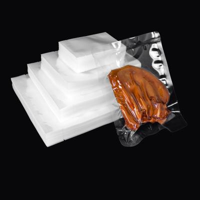 China Custom Print Vacuum Bag Transparent PET PA PE Plastic Bag Food Packaging Heat Shrink Vacuum Seal Bag for sale