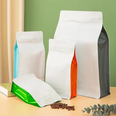 China Wholesale 250g 500g 1kg Plastic Foil Coffee Bag Side Seal Valve Packing Pouch Coffee Packaging Bag for sale