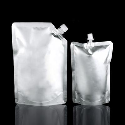 China Aluminum Foil Spout Pouch Juice Yogurt Liquid Pouch Plastic Stand up Bag with Screw Cap Spout Pouch for sale