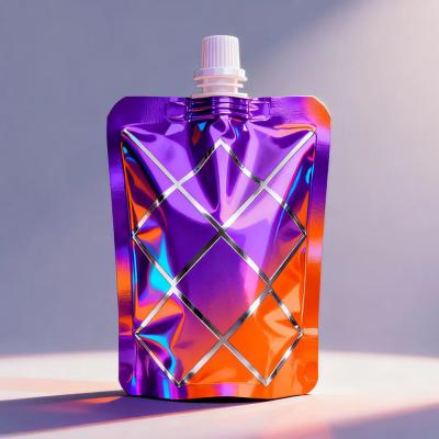 China Custom Print Logo Spout Pouch Plastic Packaging Stand up Bag Liquid Retort Pouch with Spout for sale
