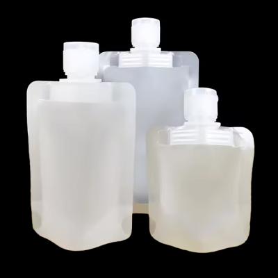 China Frosted Plastic Spout Pouch Stand up Bag Liquid Spout Pouch Shampoo Soap Matte Retort Pouch with Spout for sale