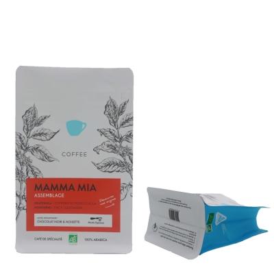 China Ziplock Coffee Paper Sealable Bags Resealable Food Packaging Plastic Bags with Window for Small Businesses for sale