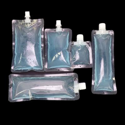 China Transparent Mini Spout Pouch 10ml 15ml 20ml 30ml Sauce Salad Package Bag Small Plastic Spout Pouch for sale