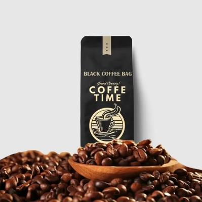 China High Quality Custom Coffee Bags with Valve and Zipper 250g 500g 1kg Capacity for Tea and Coffee Made of Durable Plastic for sale