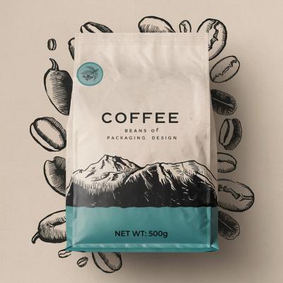 China Frosted Matte Coffee Stand Aluminum Foil Ziplock Pouch Plastic Zipper Doypack Mylar Storage Food Storage Bags for sale