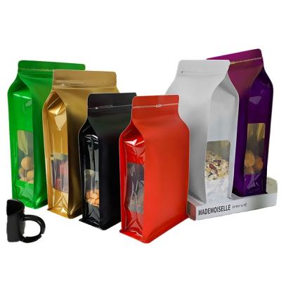 China High Quality Durable Material Colorful Zip Lock Bag Aluminum Foil Bag Coffee Bags for Coffee Bean Storage for sale