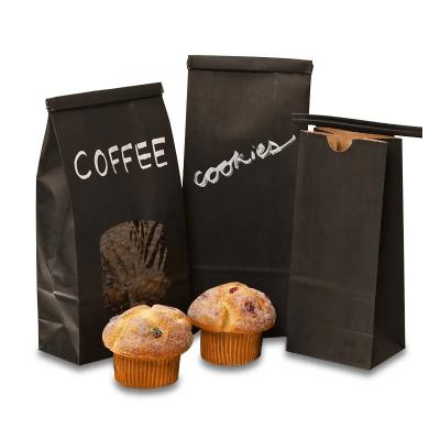China Custom Kraft Tin Tie Coffee Bag 250g 500g 1kg 12oz 1lb 5lb Biodegradable Bolsas De Cafe Flat Bottom Plastic Coffee Bag for sale