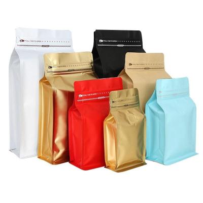 China Custom Printed 12oz 250g 1kg 5lb Coffee Bean Packaging Bag Plastic Stand up Pouch With Zipper Resealable Foil Material for sale