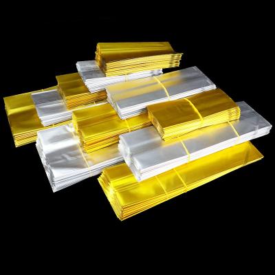China Custom Print Aluminum Tea Bag 10g 50g 100g 125g Small Plastic Bag Golden Silver Matcha Tea Bag for sale