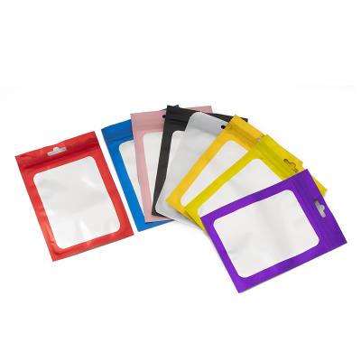 China Custom Holographic Bag Resealable Smell Proof Small Ziplock Plastic Packaging Mylar Bags for Small Business for sale