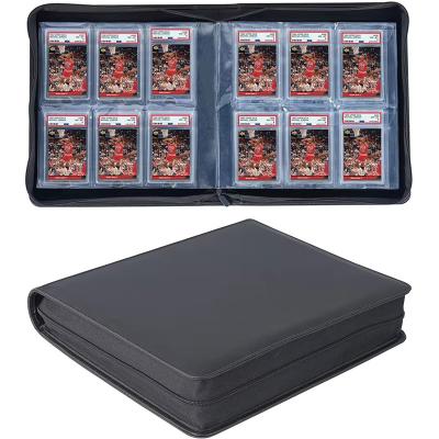 China 6-Pocket Graded Card Slab Binder 60 Slots Card Holder Slab Storage Folder for PSA Graded Slab Binder for sale