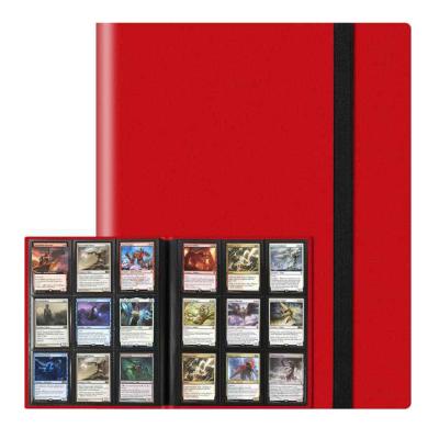 China Custom PP Card Binder 9 Pockets 360 Cards Book Protective Case for Sports Game Cards Collection for sale