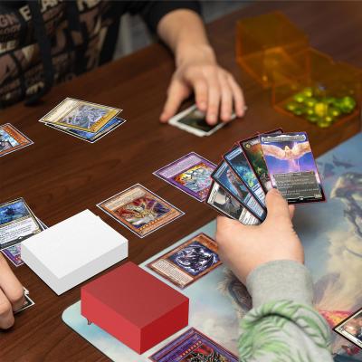 China Wholesale Customizable Anti Slip Textured Backing Coating Protects Cards PP Dual Tone Plastic Card Sleeve for sale