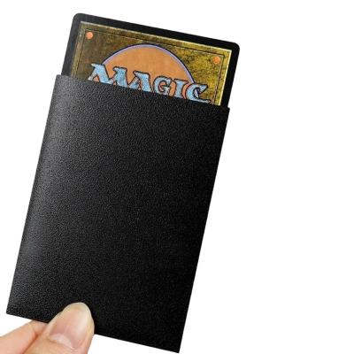 China Factory Wholesale Eco Friendly Lightweight Reliable Performance Black Matte Protector Gift Card Sleeves for sale