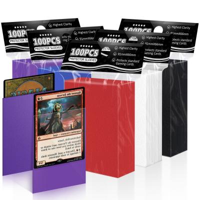 China Premium Quality Multi Functional Durable Soft Non Slip Textured Game Protector Anime Game Card Sleeves for sale
