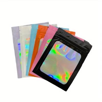 China Premium Front Transparent Back Aluminum Foil Stand up Zipper Food Plastic Packaging Aluminum Foil Bag for sale