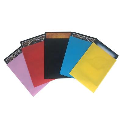 China Premium Matte Card Sleeve Customizable Factory-Designed Plastic Game Card Packaging Universal Fit in Multiple Colors for sale