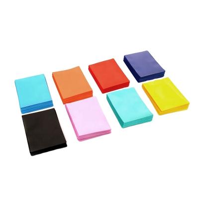 China Color Matched Design Anti Fingerprint Coating Plastic Matte Finish Card Sleeves for Anime Trading Cards for sale