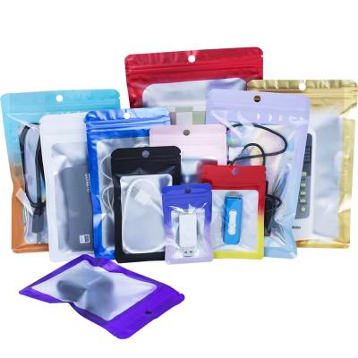 China Custom Printed Zip Lock Bags Resealable Smell Proof Packaging Aluminized Foil Bags for Cookies Candies for sale