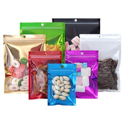 China Recyclable Eco Friendly Small Mini Ziplock Plastic Color Mylar Zip Lock Stand up Pouch Aluminum Foil Bags for sale